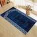 Navy Blue Prayer Rug: 3D Printed Muslim Worship Rug - Etsy