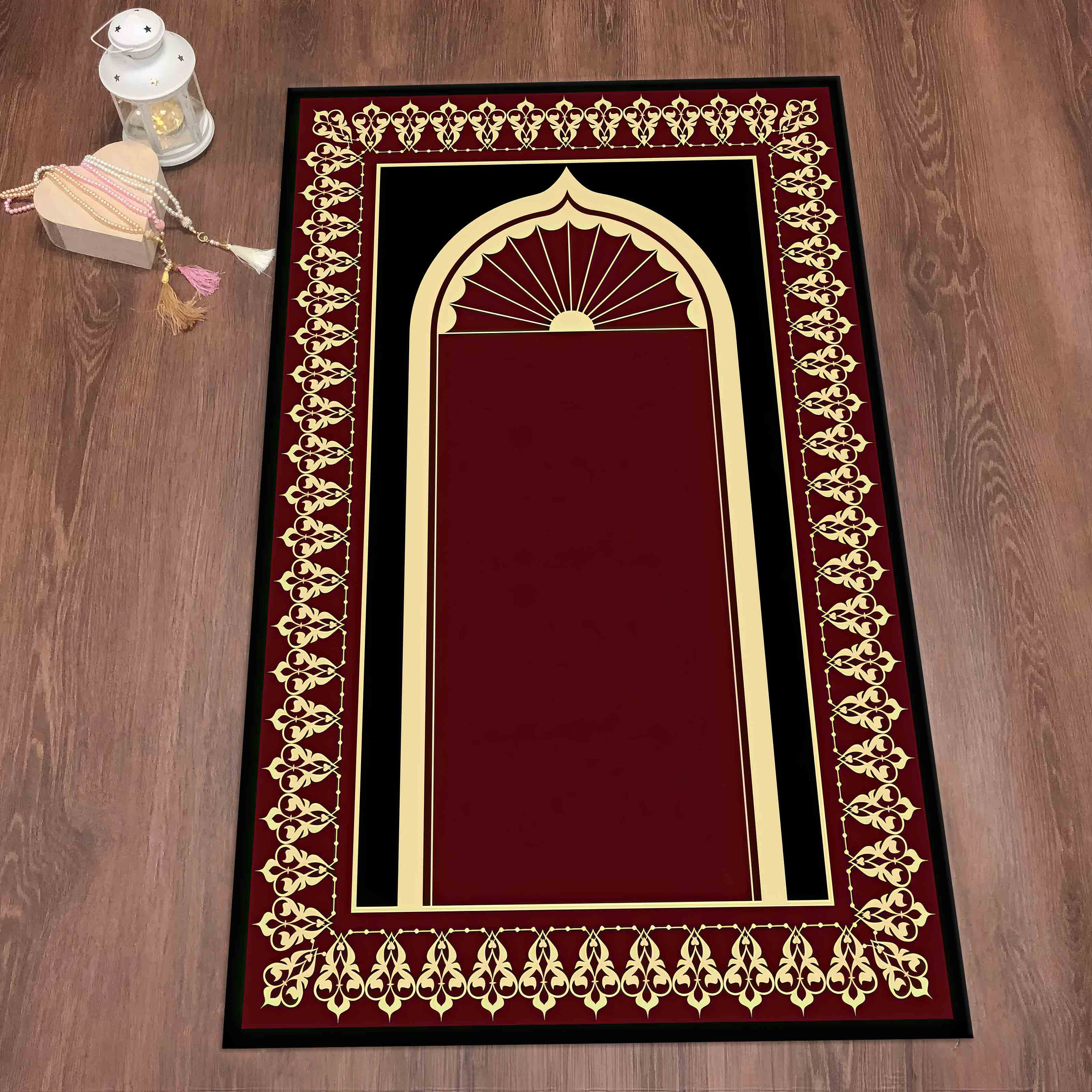 Burgundy Prayer Rug Yellow Prayer Rug Prayer Rug Modern - Etsy