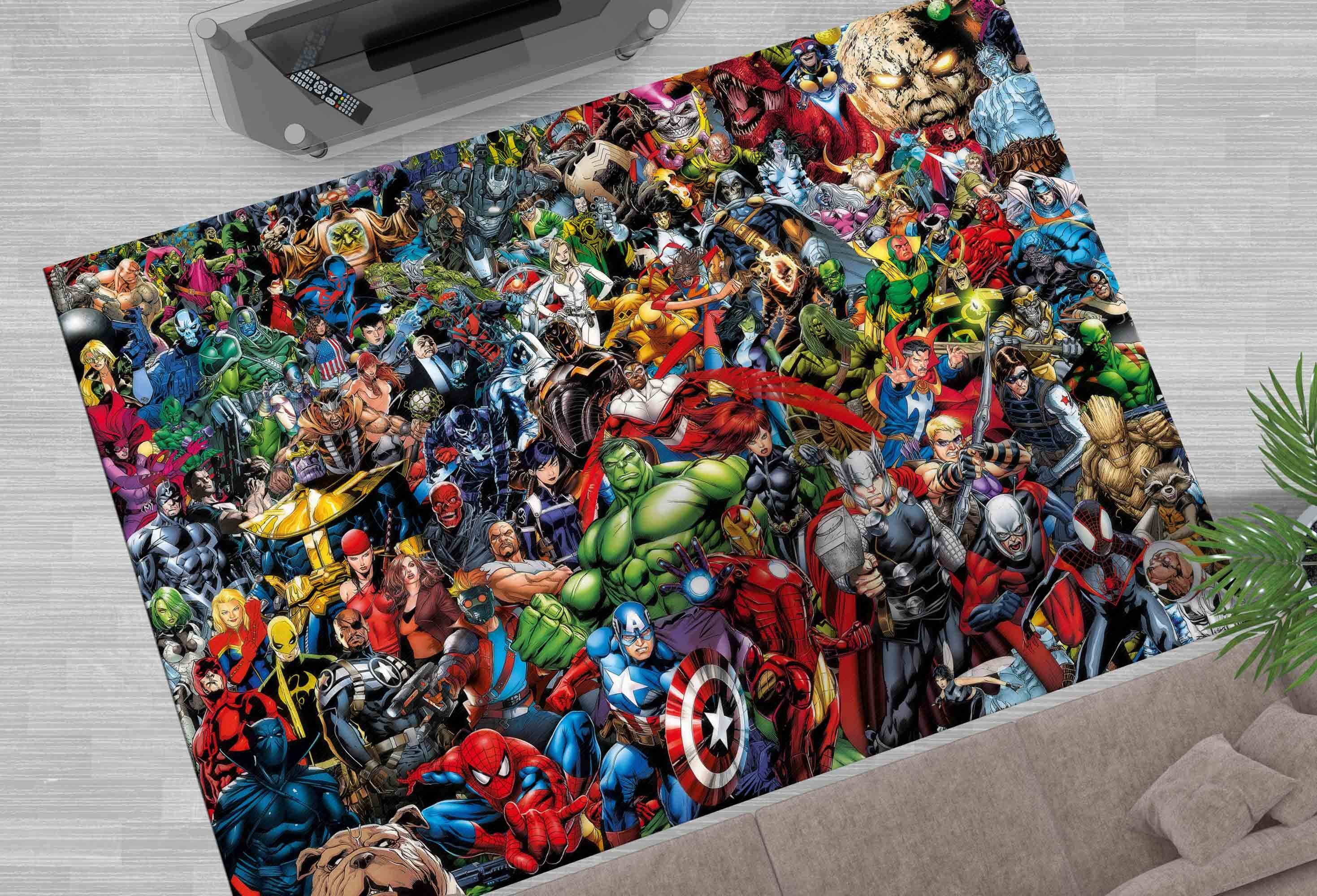 Decorative Rug, Round Rug, Bridesmaid Gift, Gift for the Home, Marvel ...
