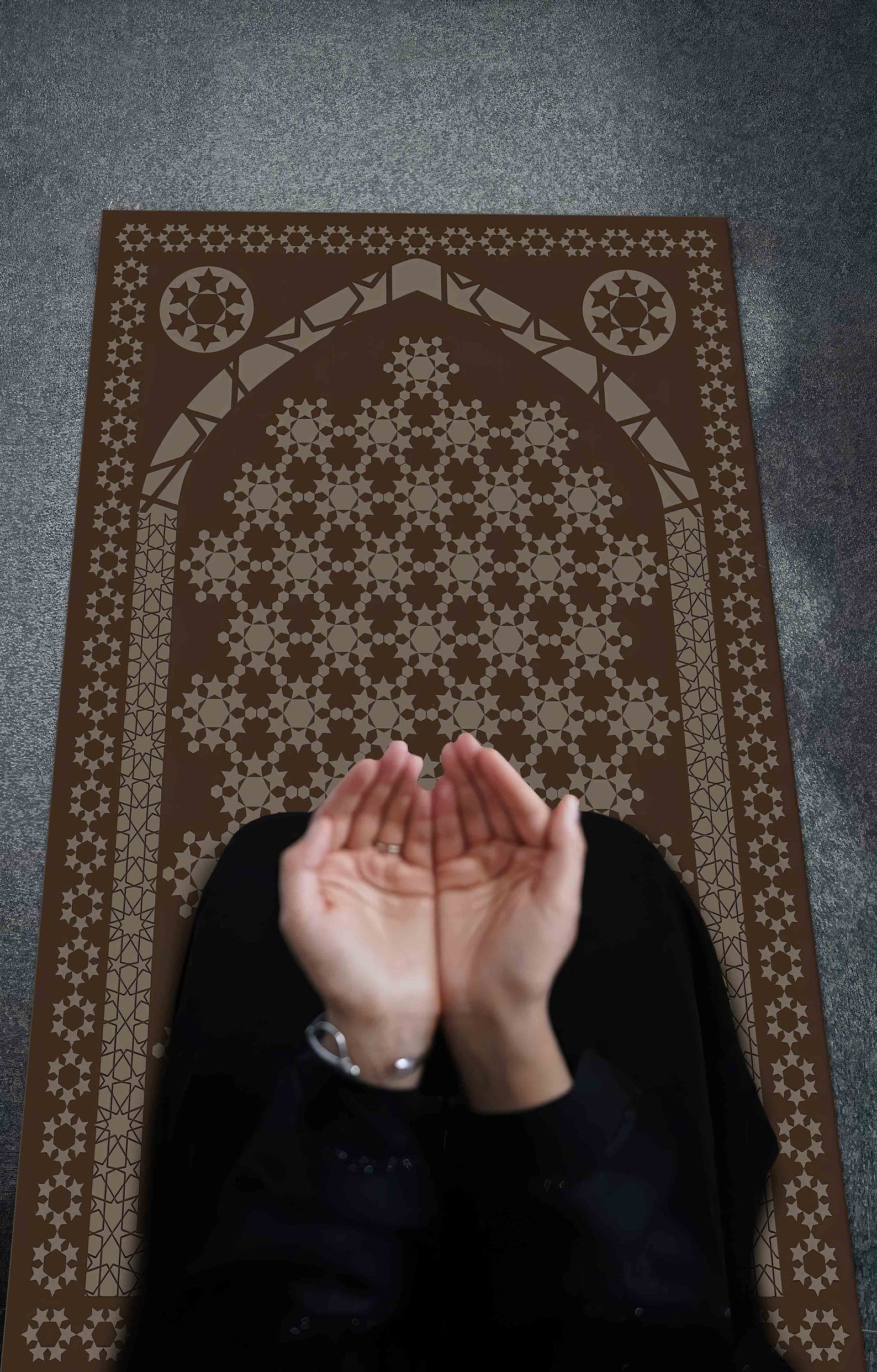 Brown Prayer Rug Prayer Rugs Islamic Rug Non Slip Rug - Etsy