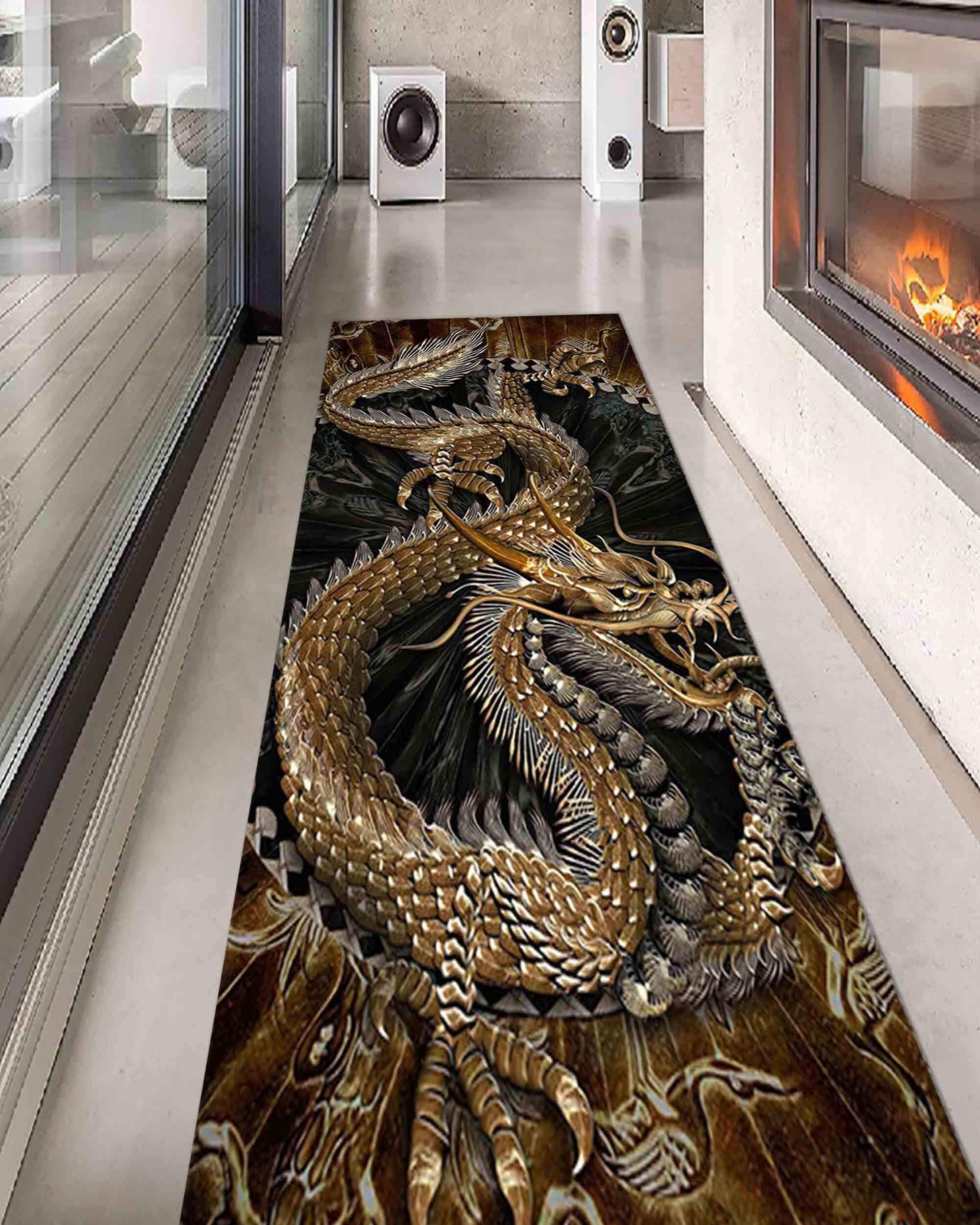 Dragon Rugs Japanese Rug Dragon Pattern Rugs Modern Rugs - Etsy