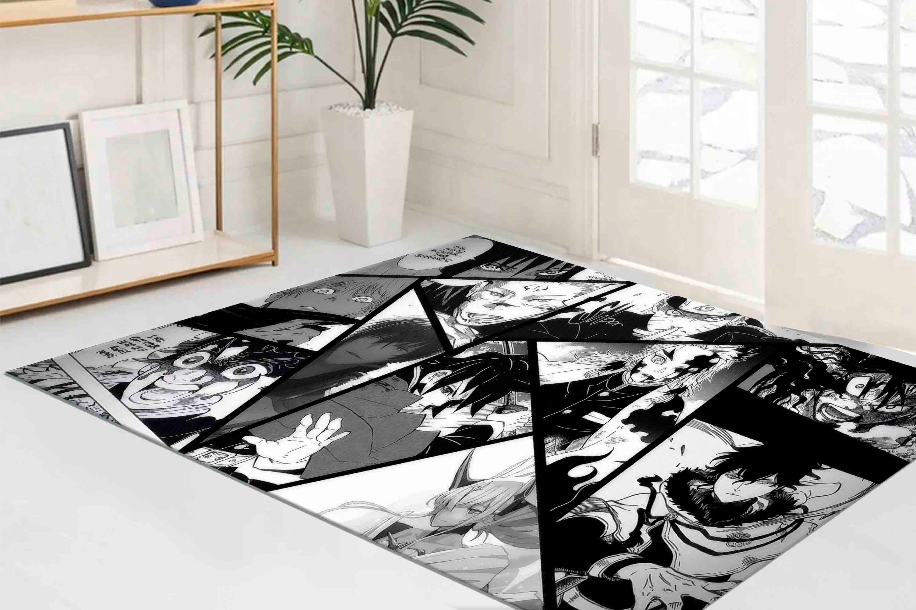 Manga Rugs Anime Rug Fantastic Rugs Modern Rug Salon Rug - Etsy