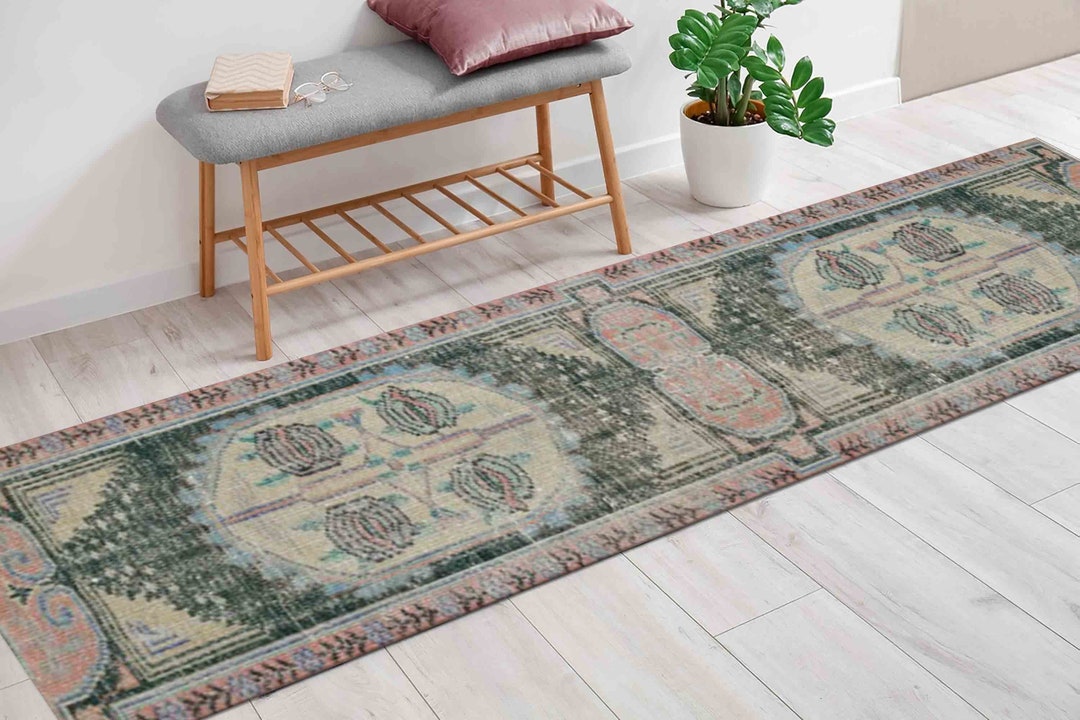 Muted Rug, Anatolian Rug, Faded Rug, Boho Rugs, Turkish Rug, Entry Rug ...