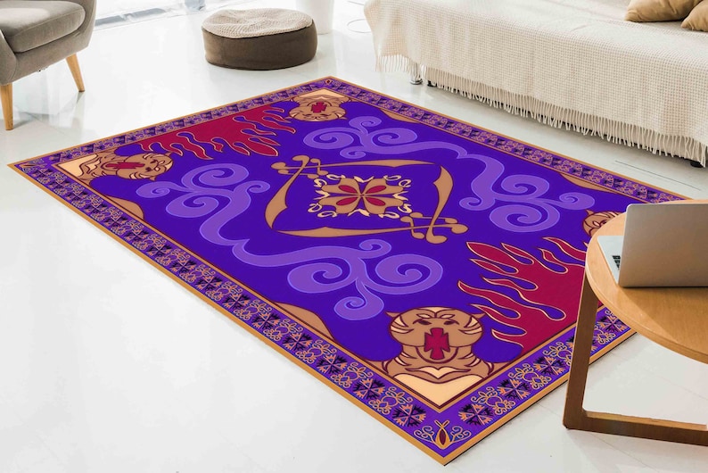 Aladdin's and Flying Carpet Rug Aladdin's Rug - Etsy