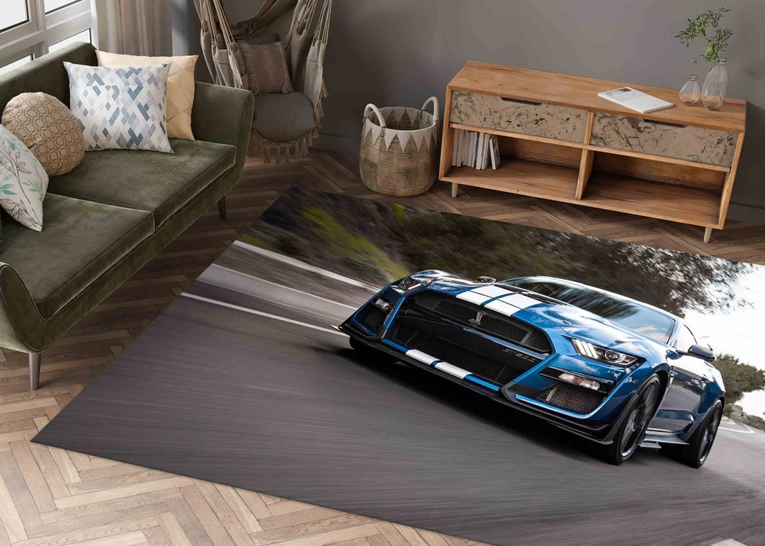 Entryway Rug, Popular Rug, Customs Rug, Non Slip Rug, Blue Rug, Ford ...