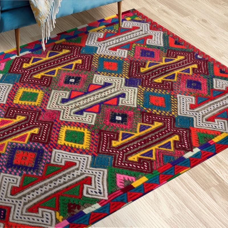 Aztec Rug - Etsy