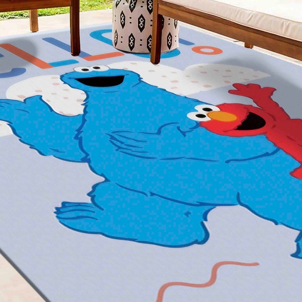 Cookie Monster Rug - Etsy