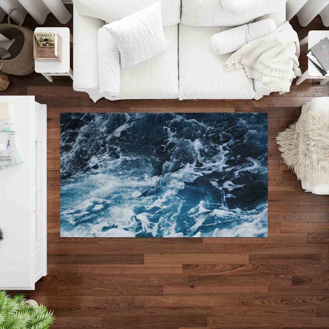 Ocean Landscape Rug, Sea Rug, Seascape Rug, Sea Landscape Rug, Sea View ...