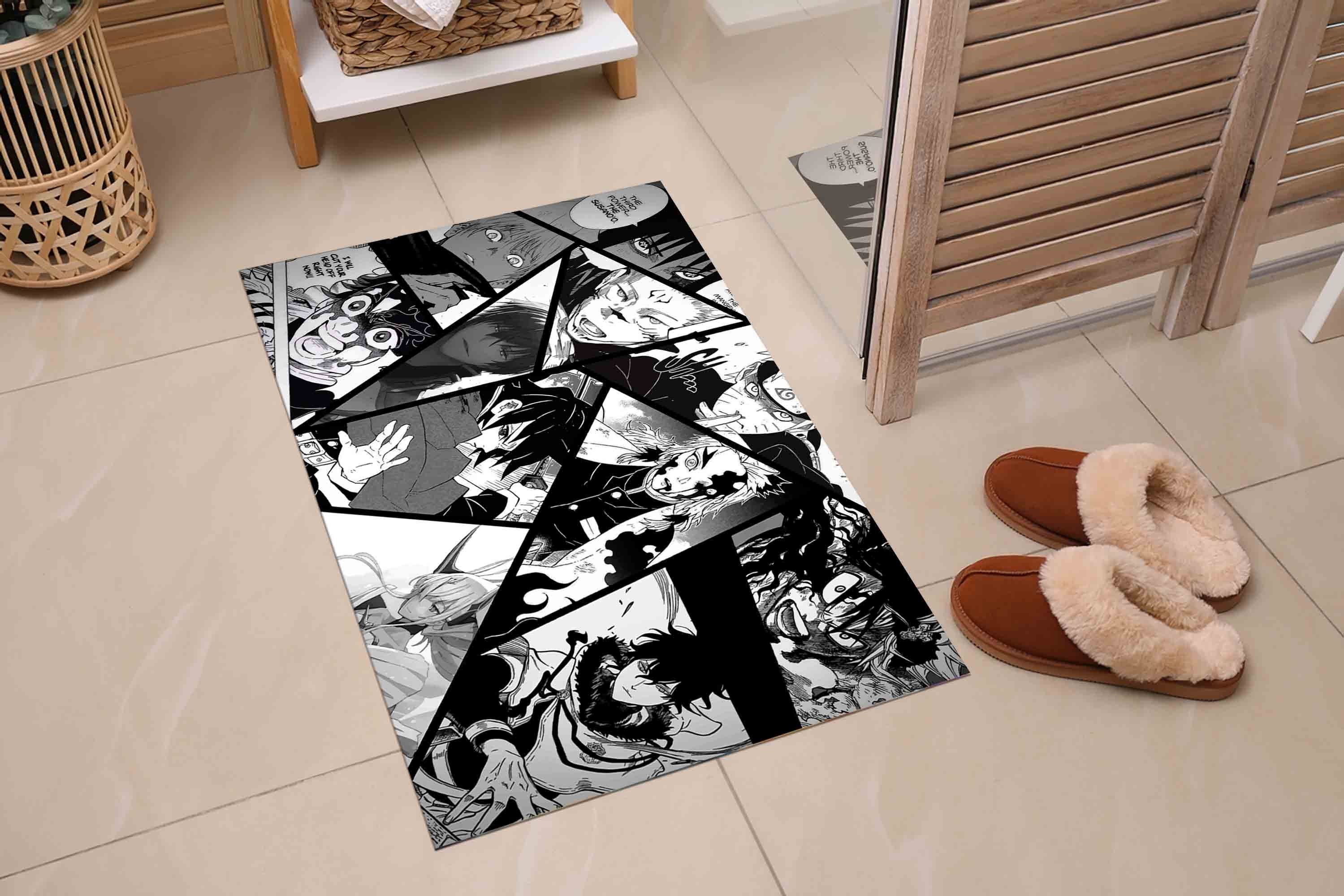 Manga Rugs Anime Rug Fantastic Rugs Modern Rug Salon Rug - Etsy