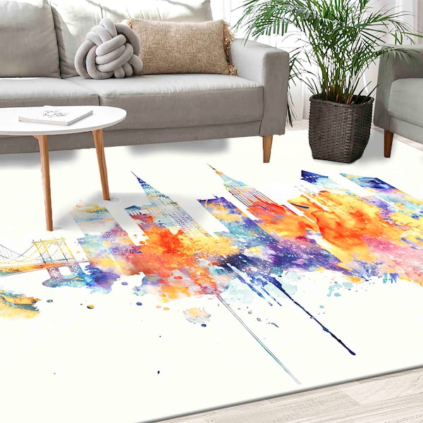 New York Skyline Rugs - Etsy