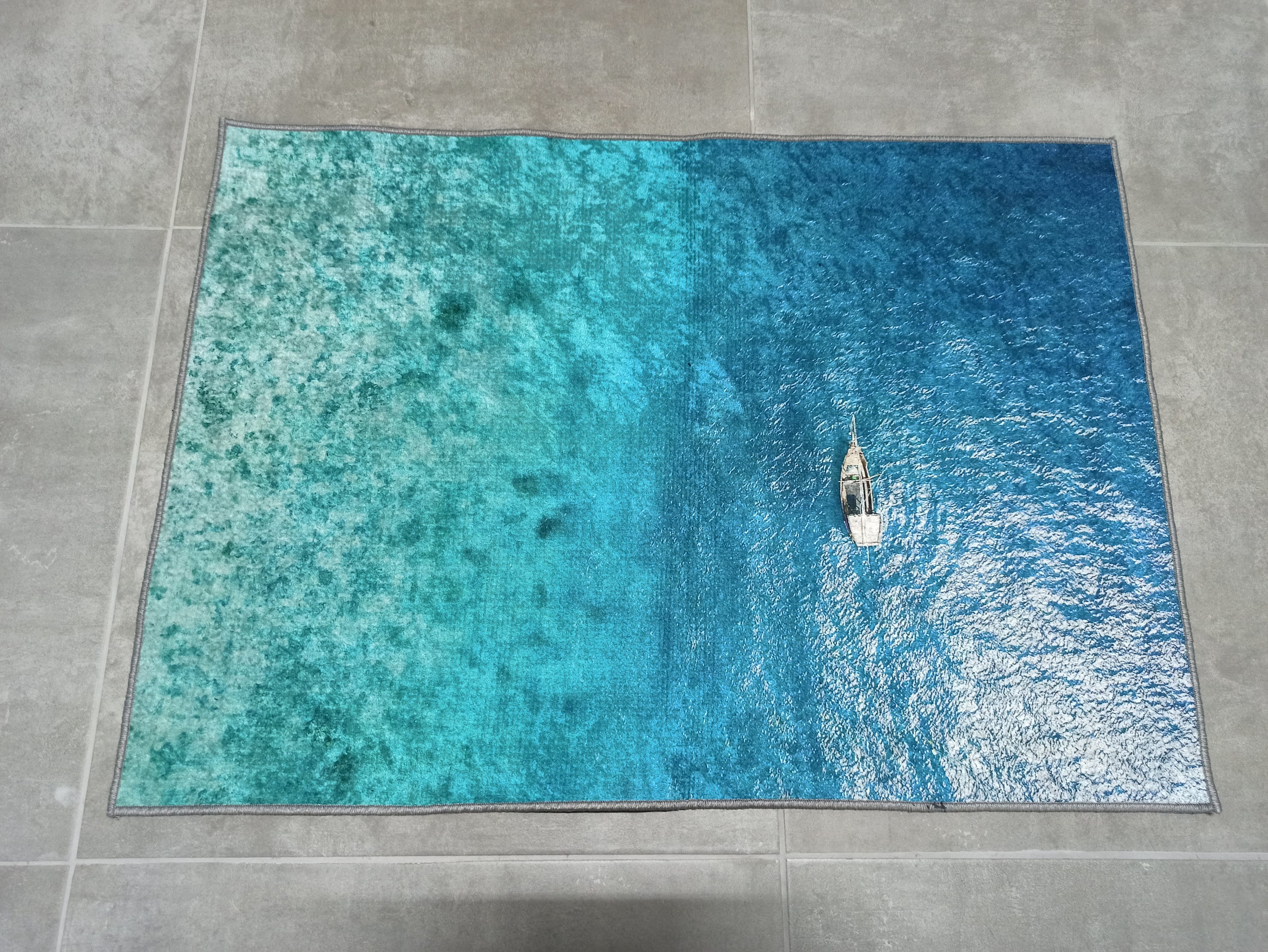 Sea View Rug Sea Landscape Rug Ocean Rug Blue Rug Home - Etsy