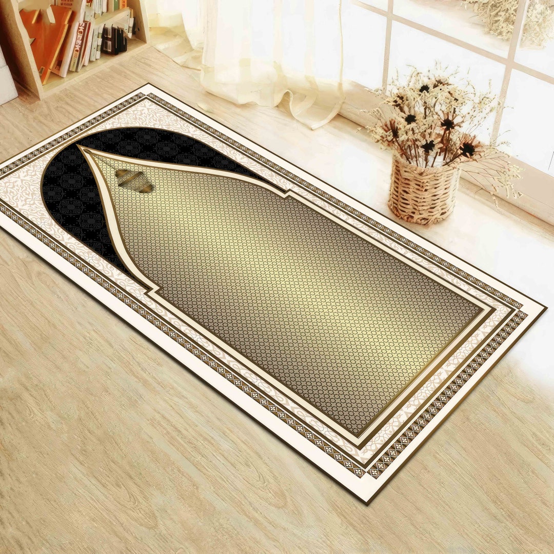 Prayer Rugs, Beige Prayer Rug, Spiritual Rugs, Ramadan Rug, Mosque ...