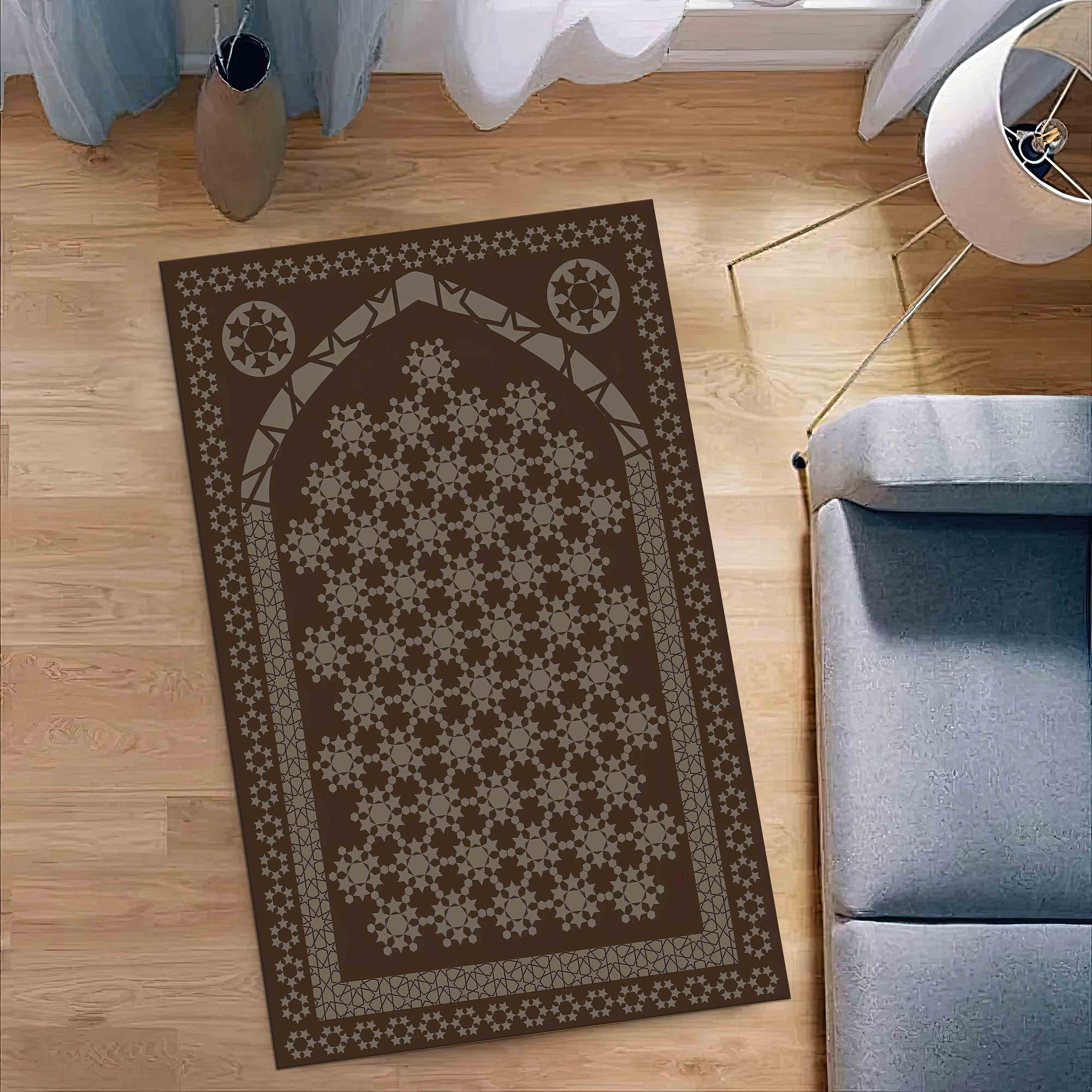 Brown Prayer Rug Prayer Rugs Islamic Rug Non Slip Rug - Etsy