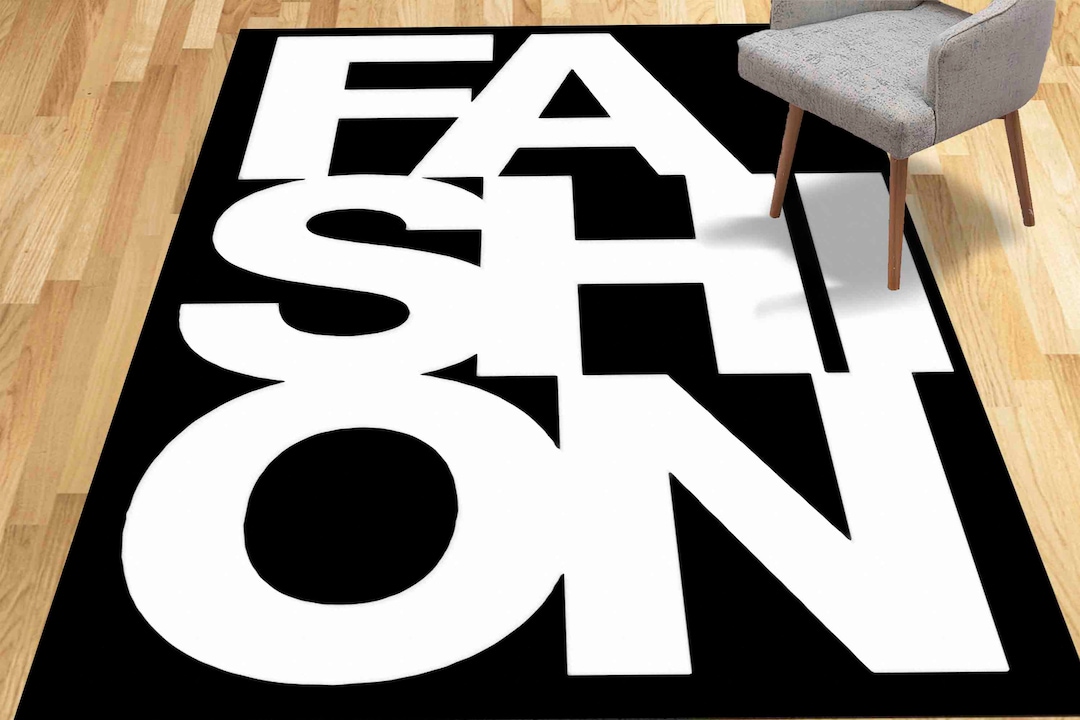 Fashion Rug, White Rugs, Black Rugs, Modern Rugs, Nursery Rug, Trendy ...