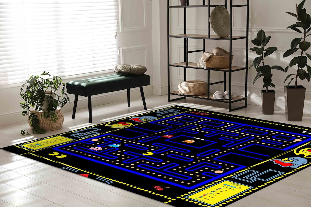 Games Rugs, Man Cave Rugs, Boy Room Rug, Game Room Rug, Modern Rug ...