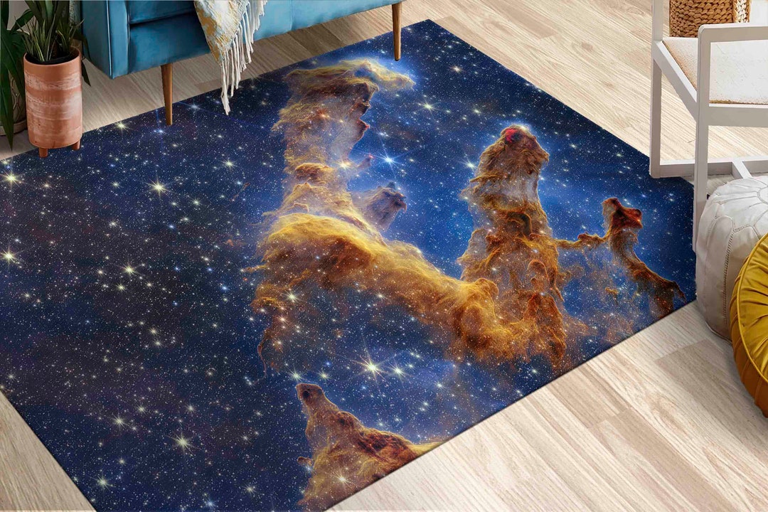 Pillars of Creation Rug: NASA James Webb Telescope View - Etsy