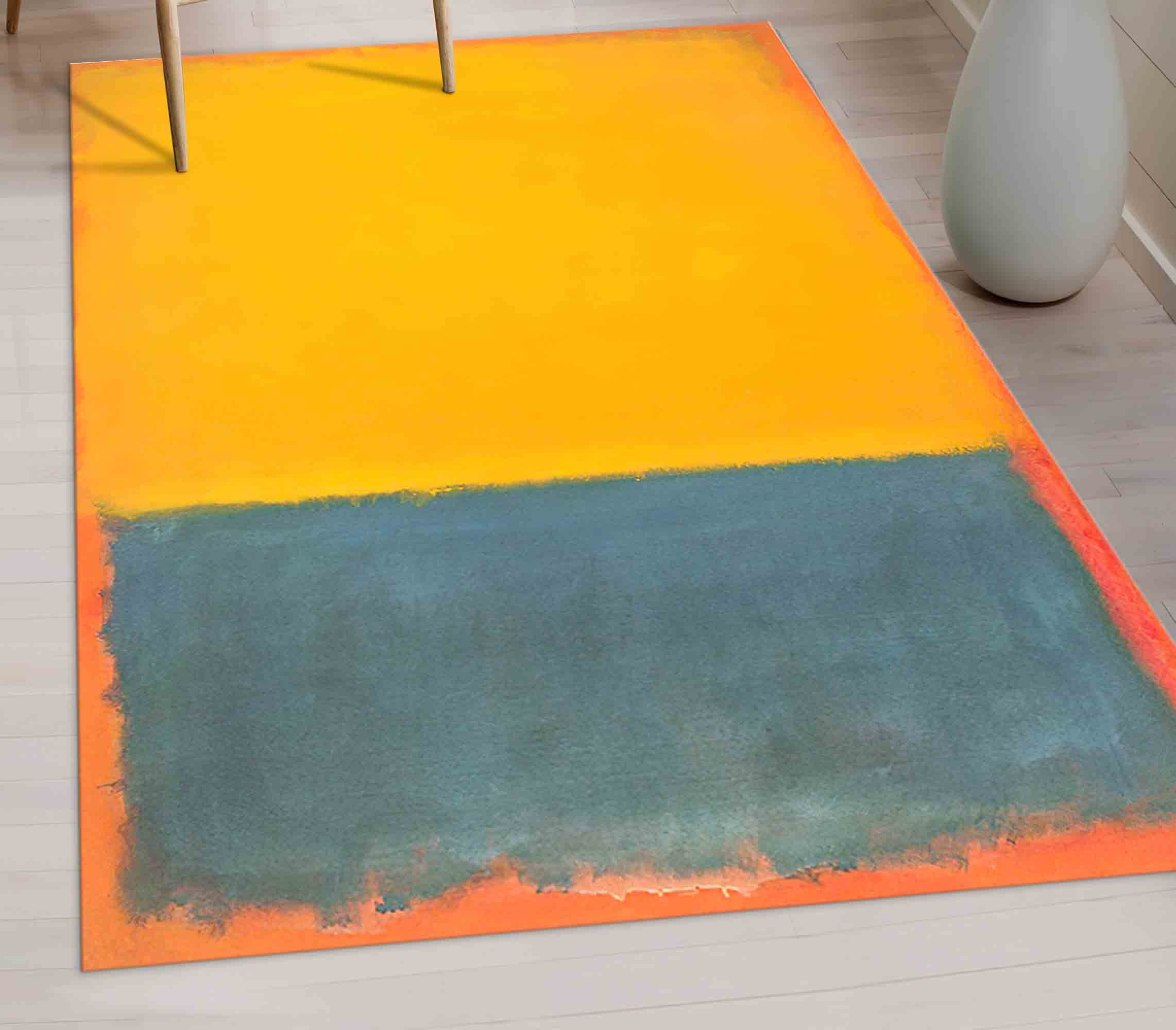 Mark Rothko Rug Exhibition Rug Minimal Contemporary Rug - Etsy