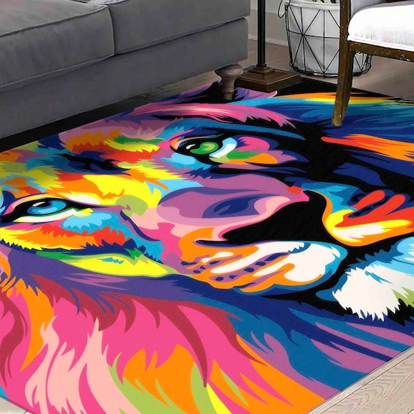 Lion Rug - Etsy