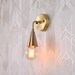 Brass Wall Sconce, Brass Light, Indirect Lighting Wall Light, Wall ...
