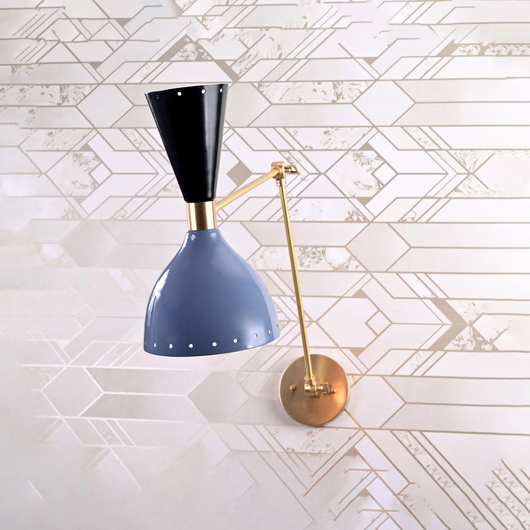 Brass Diabolo Wall Sconce Brass Wall Light Indirect Ambient Light ...