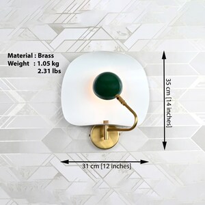 Brass Wall Sconce, Brass Light, Indirect Lighting Wall Light, Wall ...