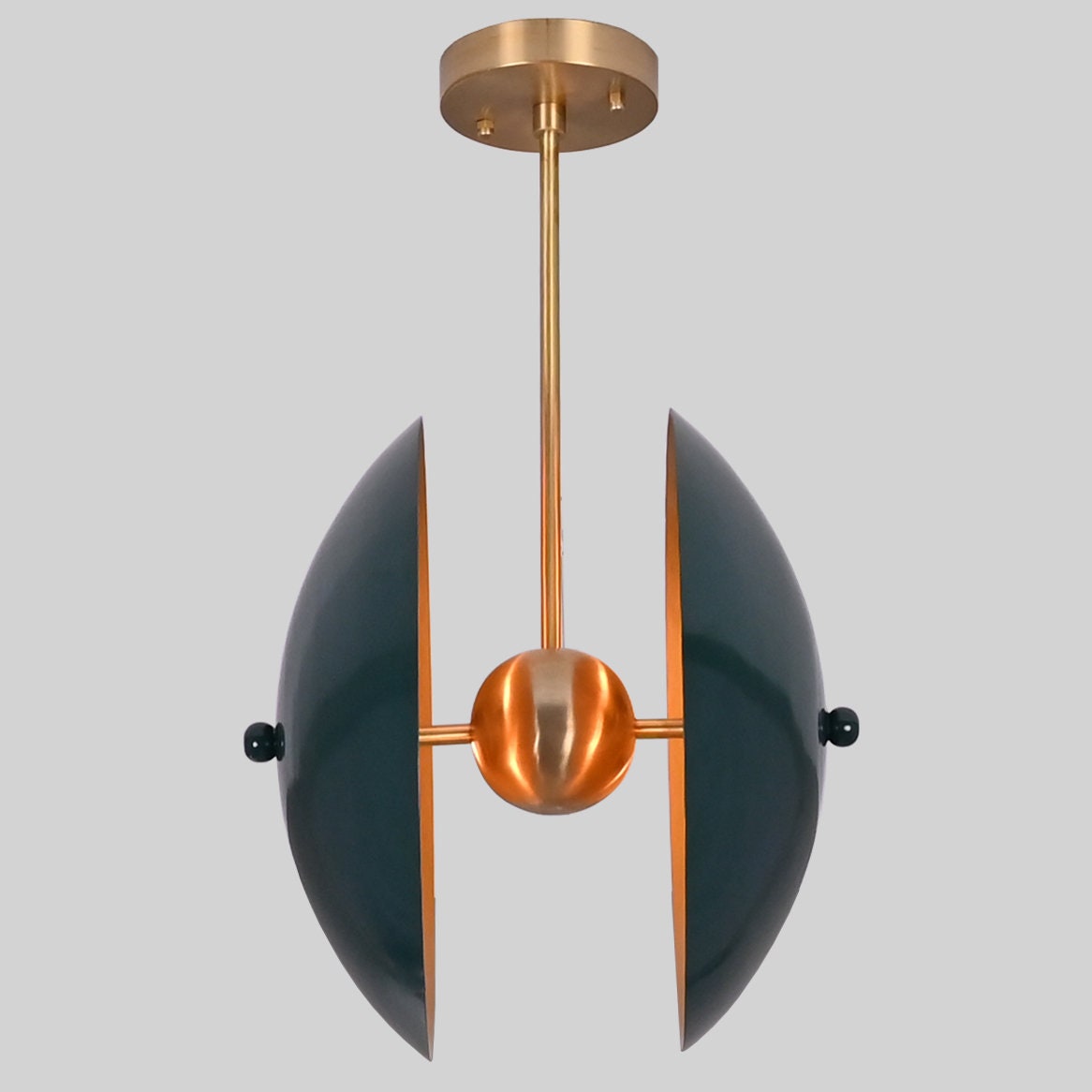 Brass Pendant Lamp Uplifting Bistro Ambience Glare Chandelier ...