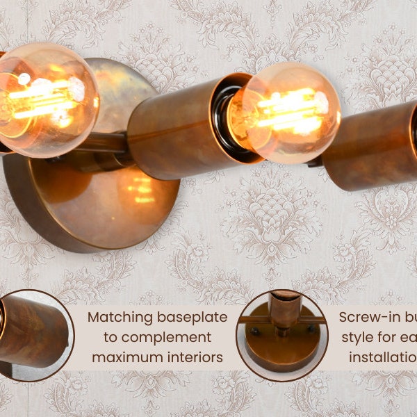 Multi Bulb Light Fixture - Etsy