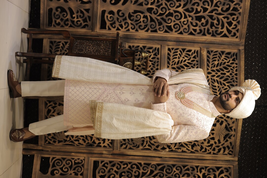 Intricately Hand Jass Manak Tuxedo for Groom - Etsy
