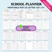Printable Back to School Planner, 2024 - 2025 School Planner and ...