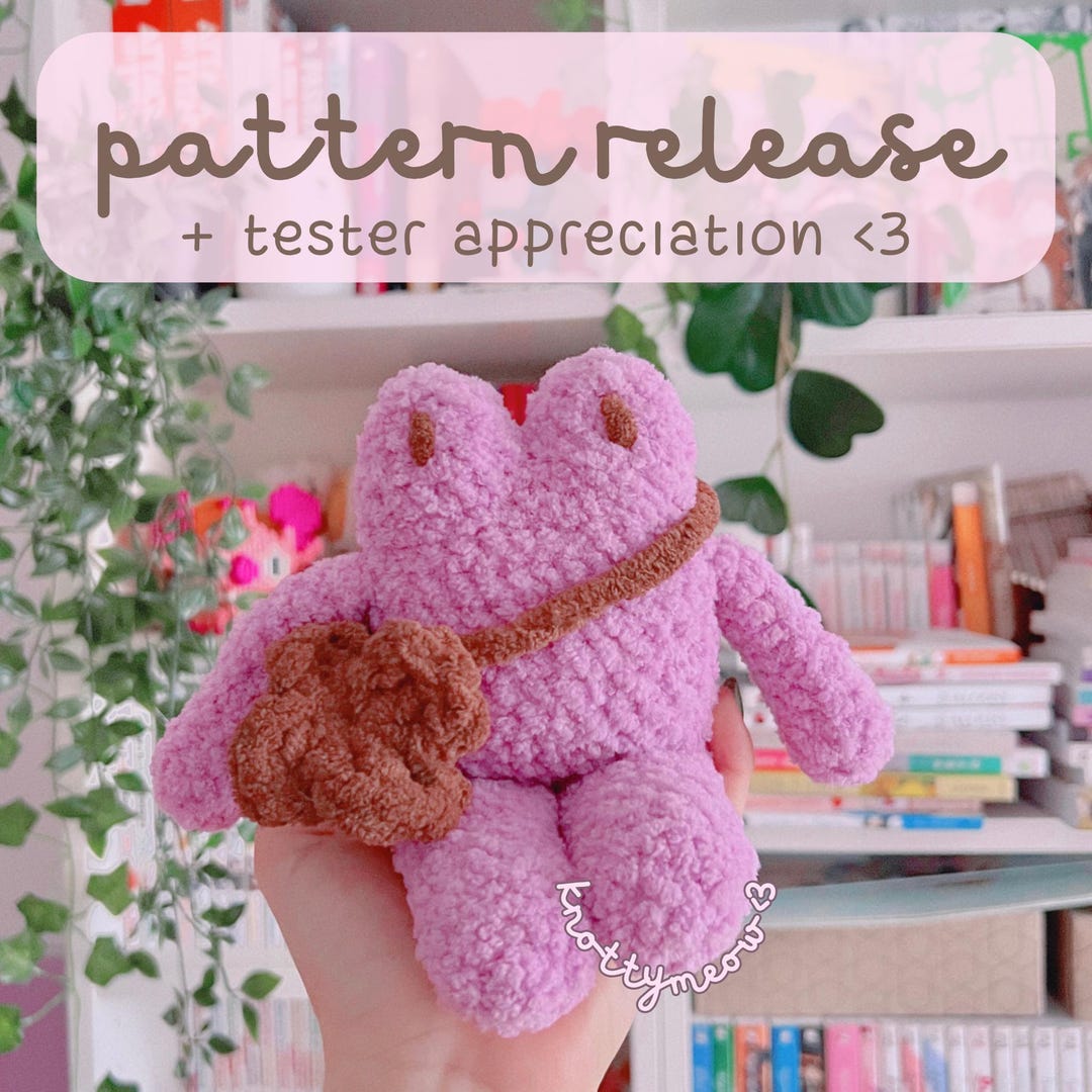 Crochet Pdf Pattern // No-sew Ferg the Cozy Froggie Version 2 With ...