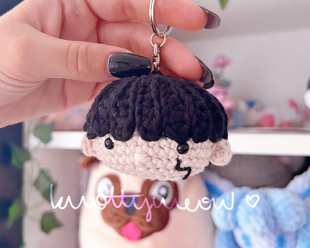 Mash Keychain Amigurumi Crochet // Ready to Ship // Cute Kawaii Stuffed ...