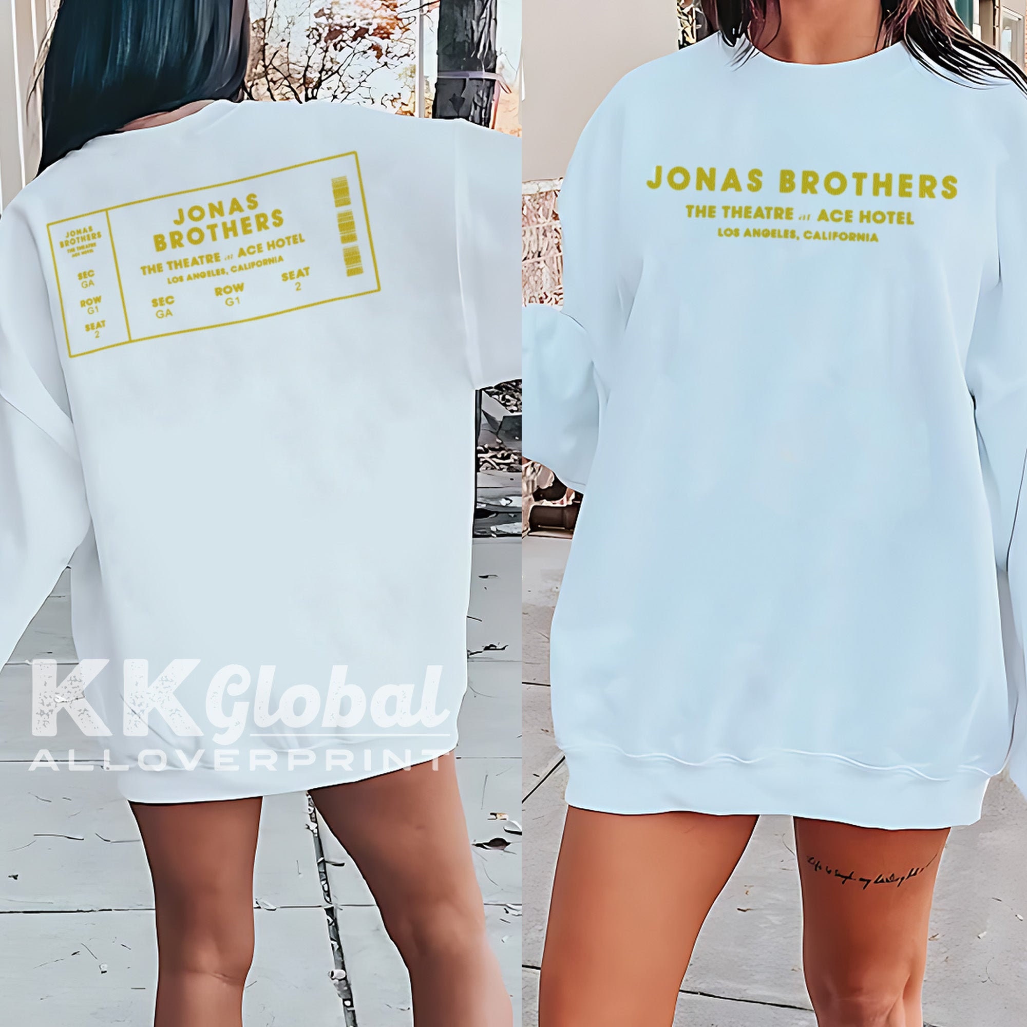 Jonas Brothers ACE Ticket Tee, Jonas Brothers 2023 Tour Shirt, Jonas 90 ...