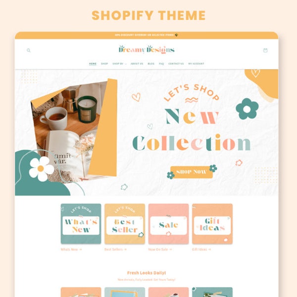 Shopify Website Templates - Etsy