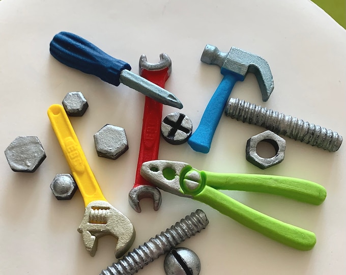 Fondant Tool Box With Tools Cake Topper, Decoration - Etsy UK