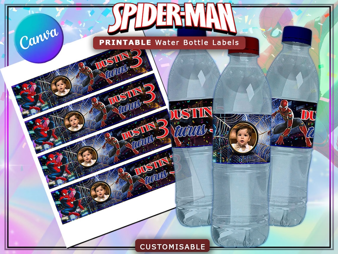 Spiderman Printables, Spiderman Party Favors, Spiderman Theme, Birthday ...