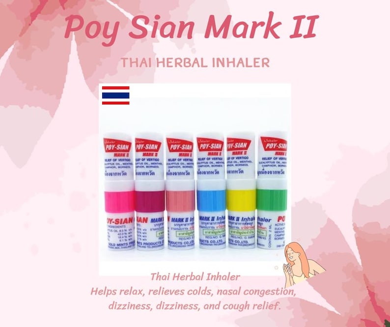 POY-SIAN Mark II Menthol Aromatherapy Nasal Inhaler - Etsy