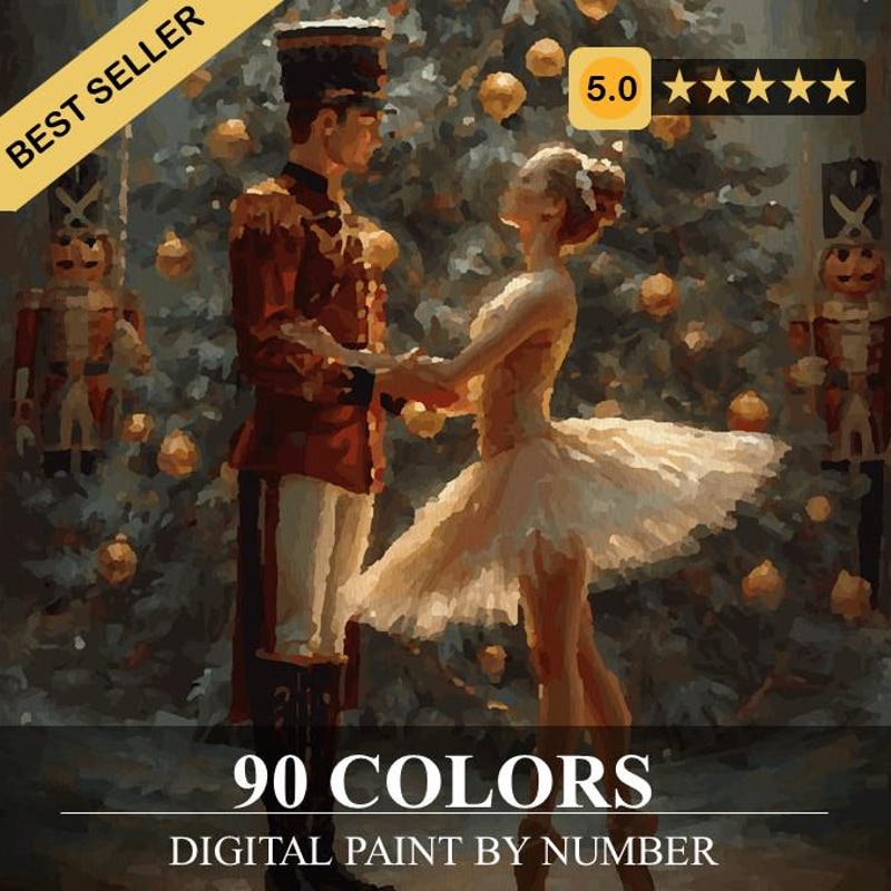Ballet Paint by Numbers - Etsy