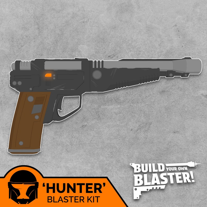 Hunter Custom Modular Starwars Inspired 3D Printable Blaster Build Your ...