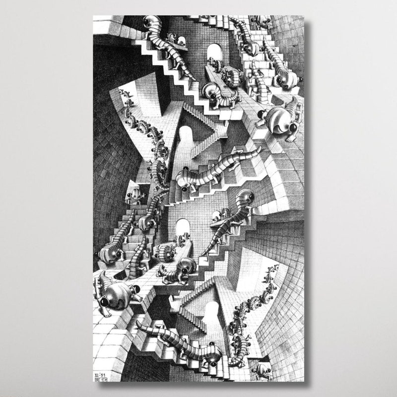 Escher Pattern - Etsy