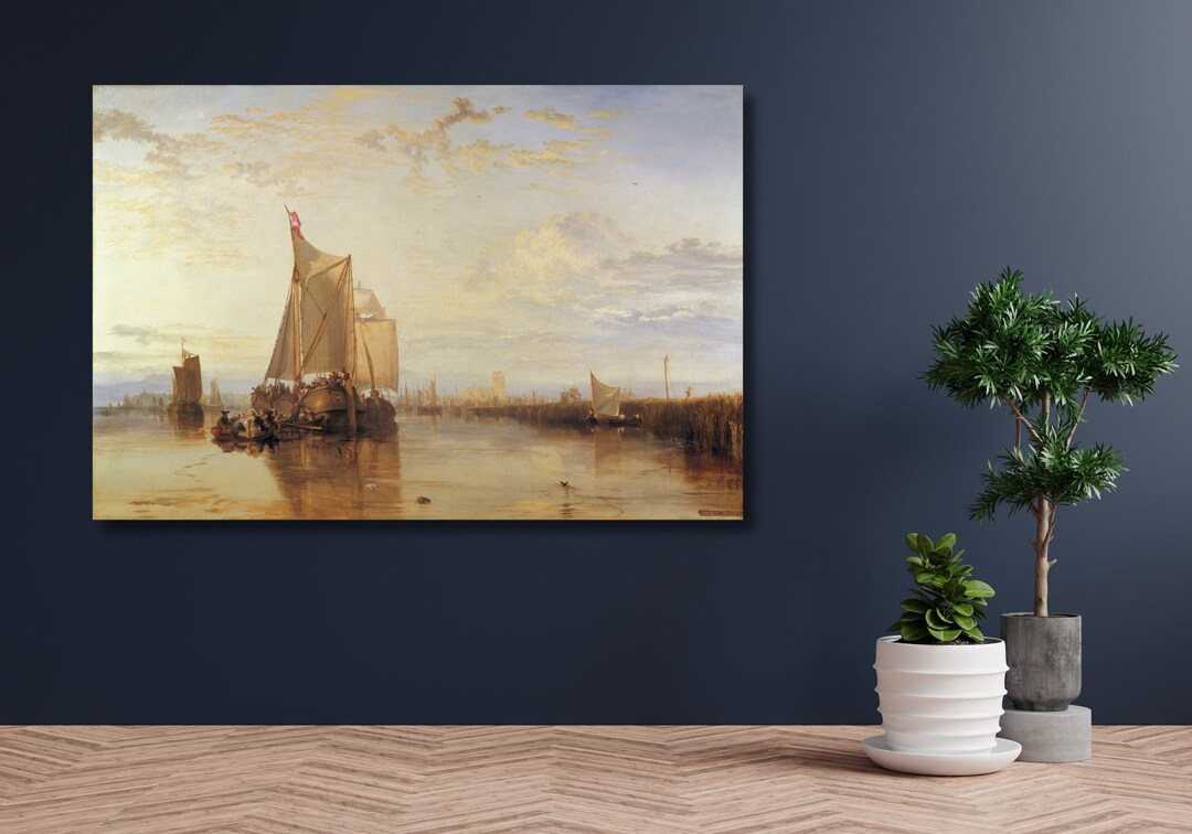 J. M. W. Turner the Dort Packet Boat From Rotterdam Becalmed Canvas ...