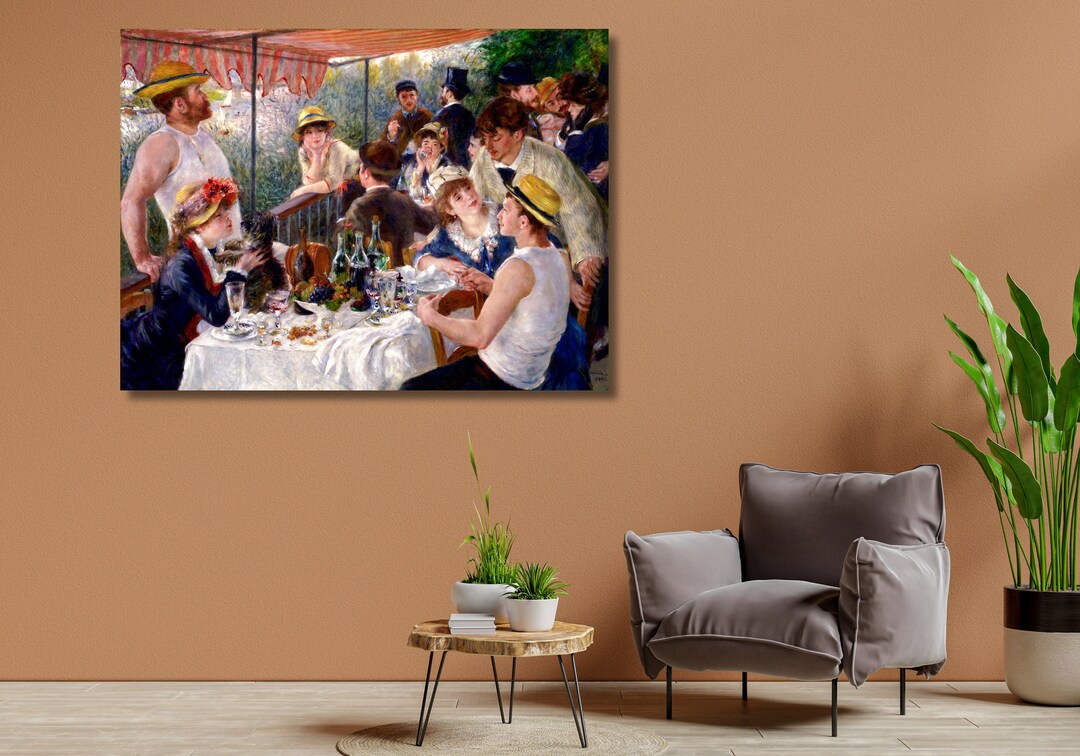 The Luncheon of the Boating Party by Pierre-auguste Renoir Canvas Wall ...