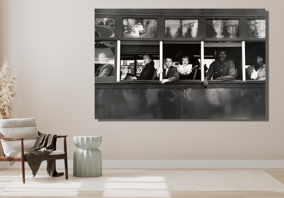 Robert Frank Poster, Trolley, New Orleans Canvas Wall Art Design, Swiss ...