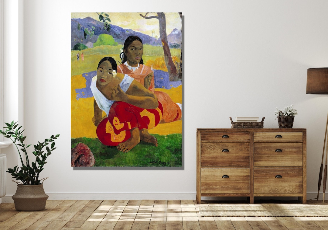 Nafea Faa Ipoipo by Paul Gauguin Canvas Wall Art,when Will You Marry ...