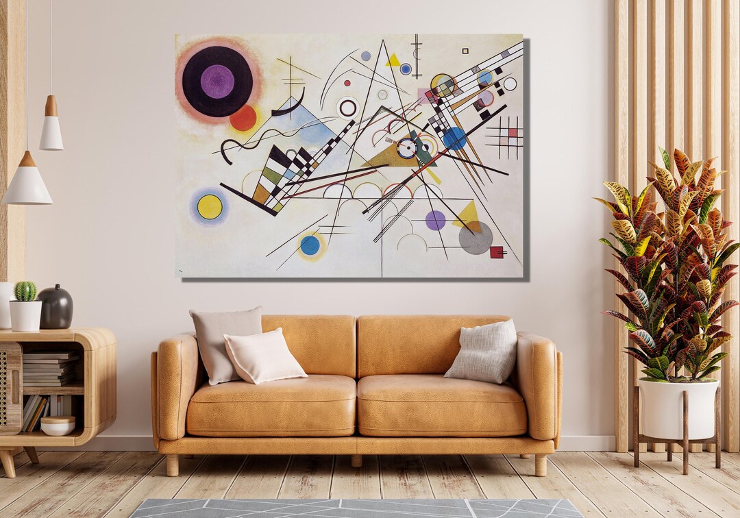 Wassily Kandinsky Canvas Poster, Composition VIII Print Wall Art Design ...
