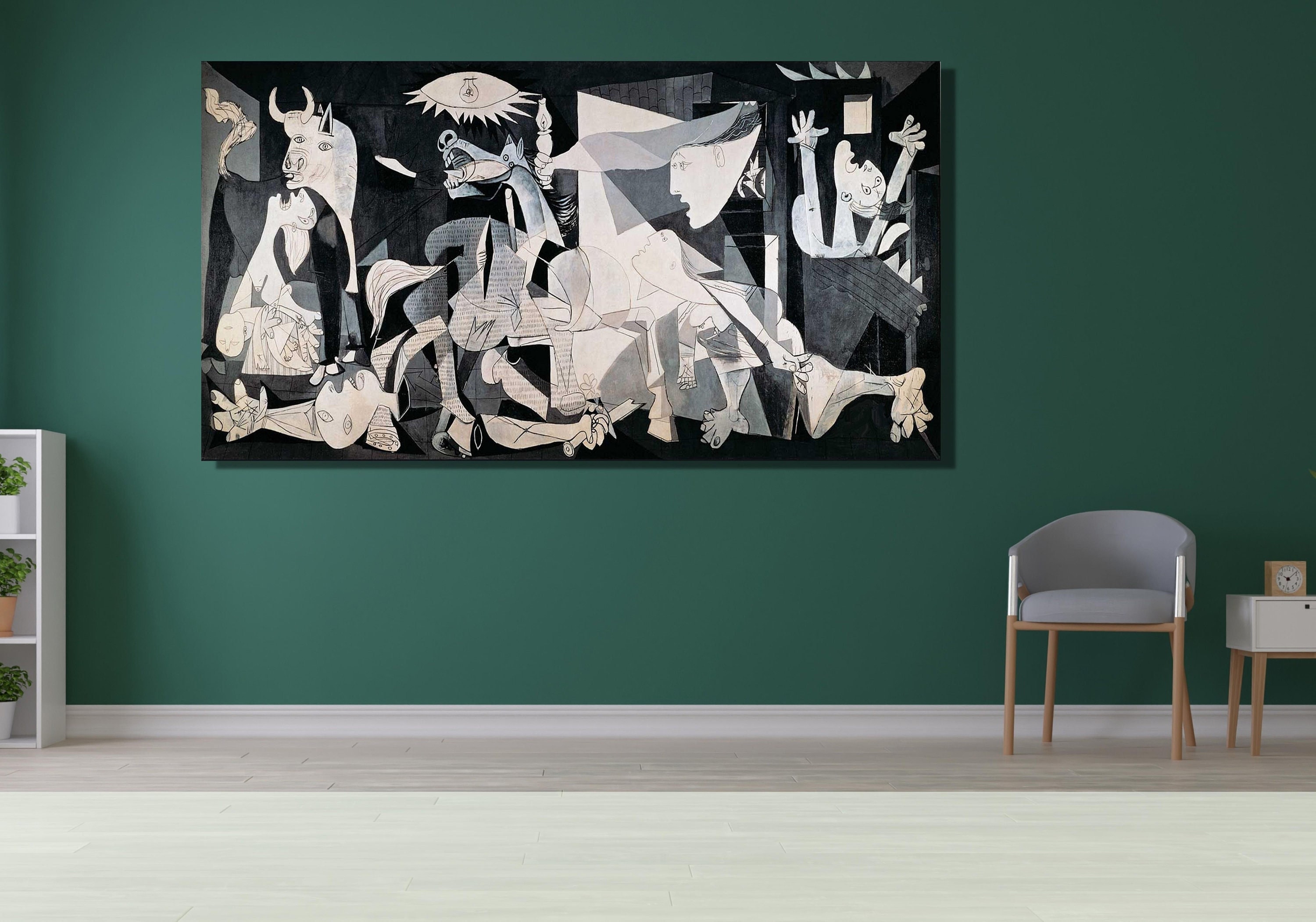 Guernica by Pablo Picasso Canvas Wall Art Poster Print Decor for Home ...