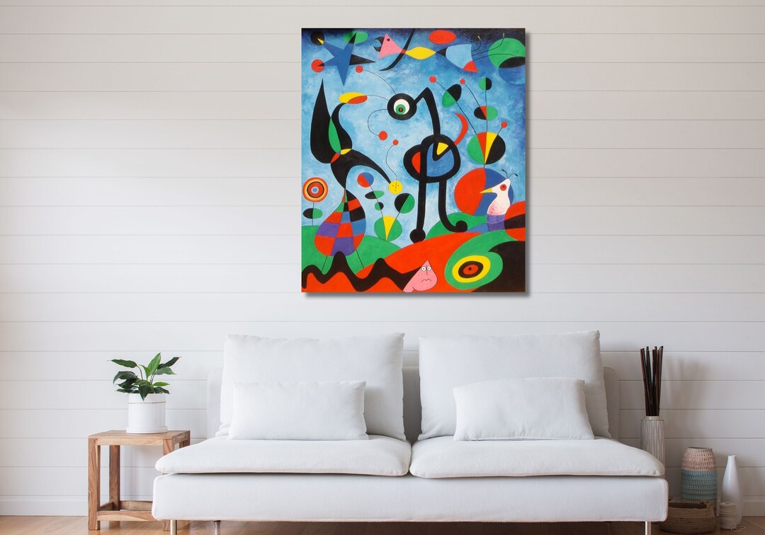 The Garden 1925 Reproduction by Joan Miró | Museum-quality Archival ...