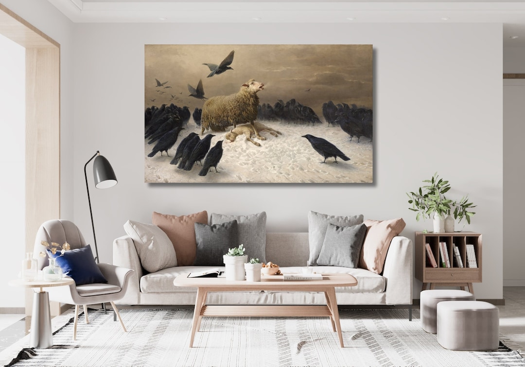 August Friedrich Albrecht Schenck's Anguish Canvas Wall Art Design ...