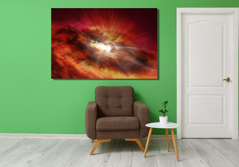 Supermassive Black Holes Poster, Hubble Telescope Print,james Webb ...