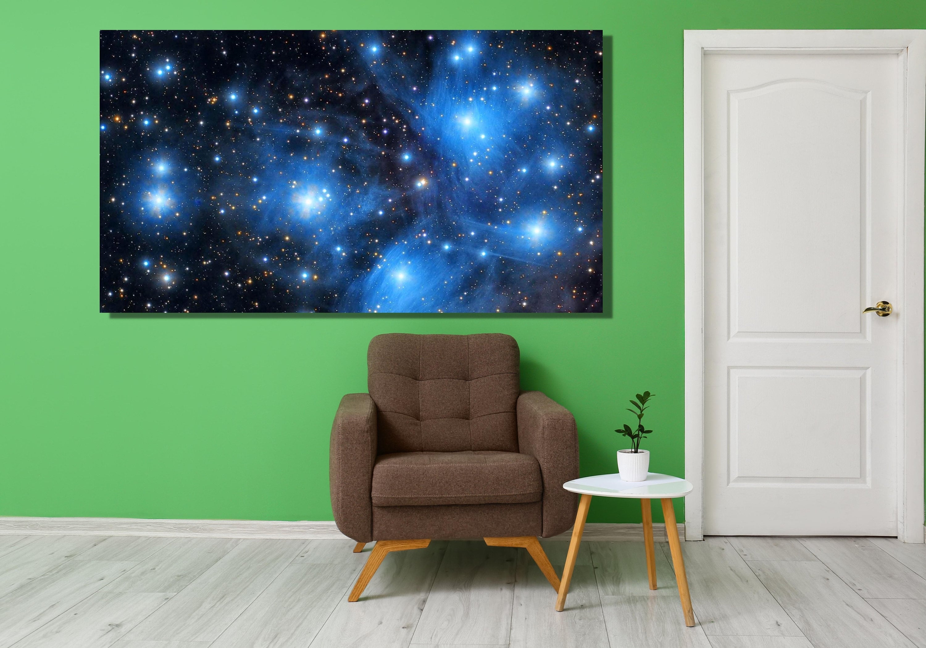 Pleiades Poster, the Seven Sisters Canvas Wall Art Design Poster Print ...