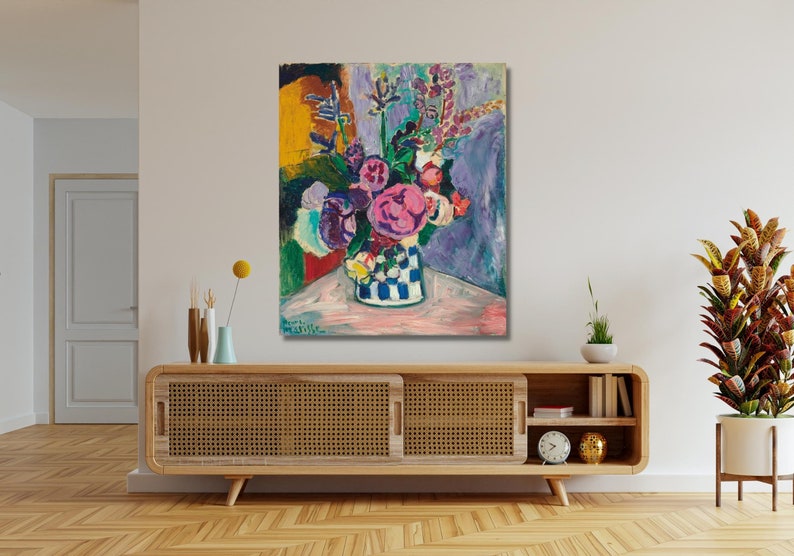 Reproducción de Bodegón de peonías en un jarrón de Henri Matisse ...